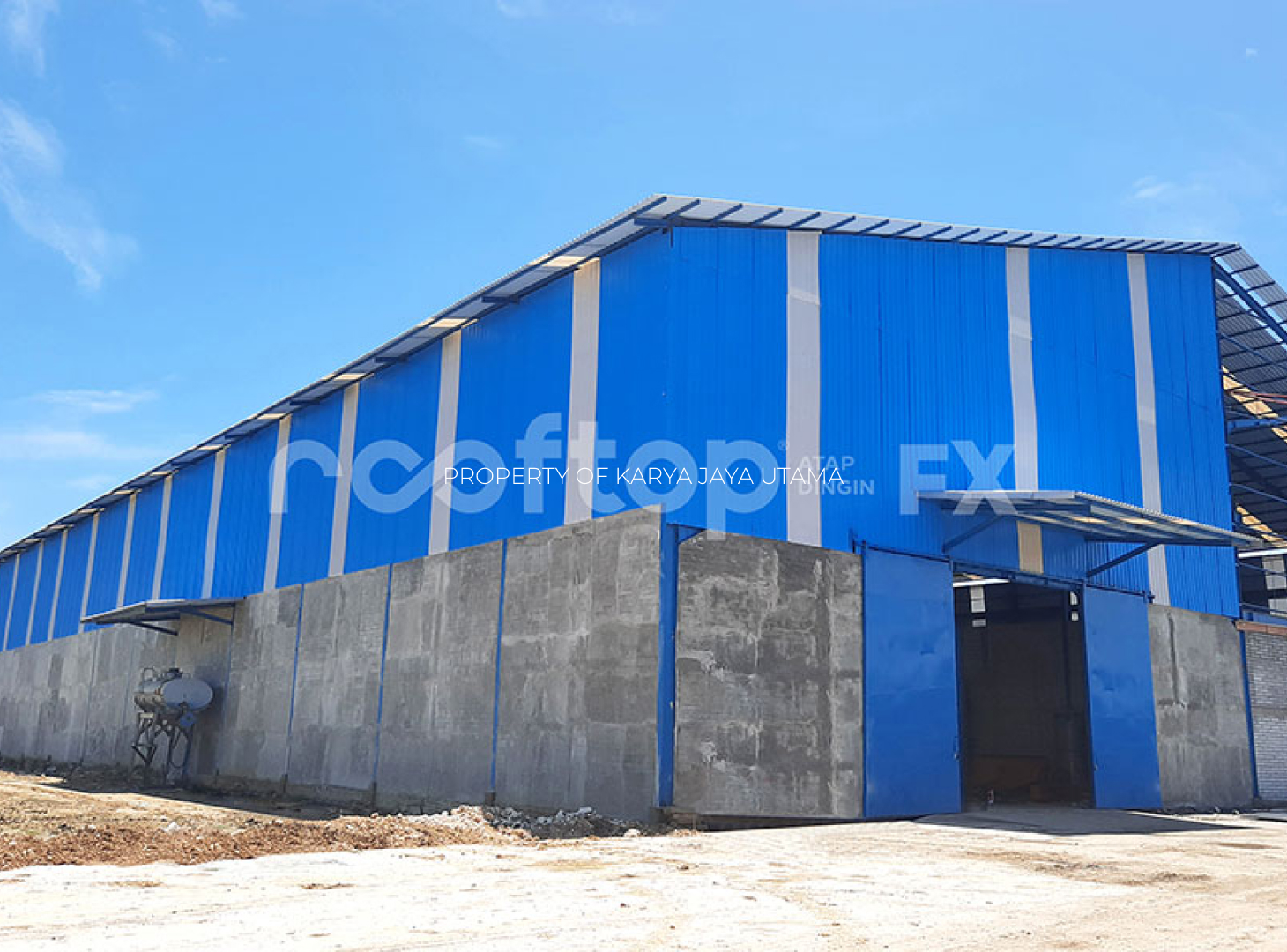 Proyek Atap uPVC Rooftop FX