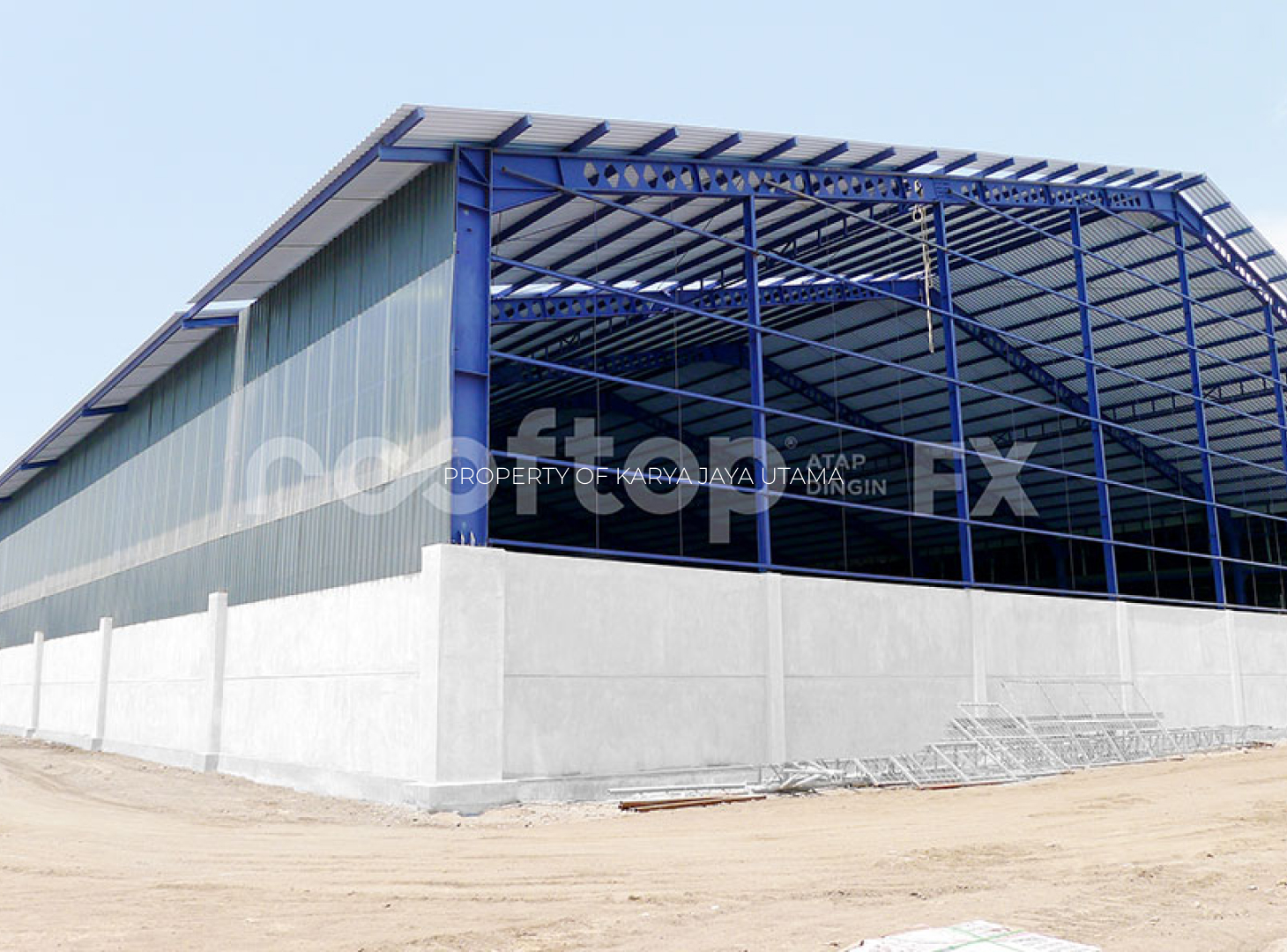 Proyek Atap uPVC Rooftop FX