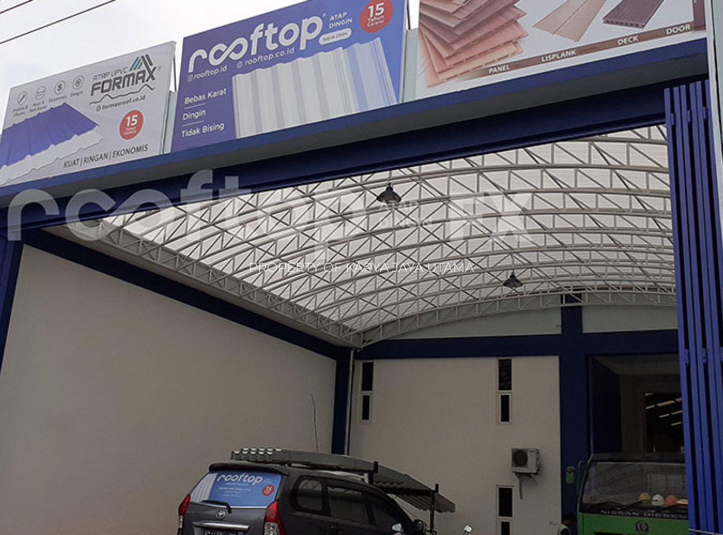 Proyek Atap uPVC Rooftop FX