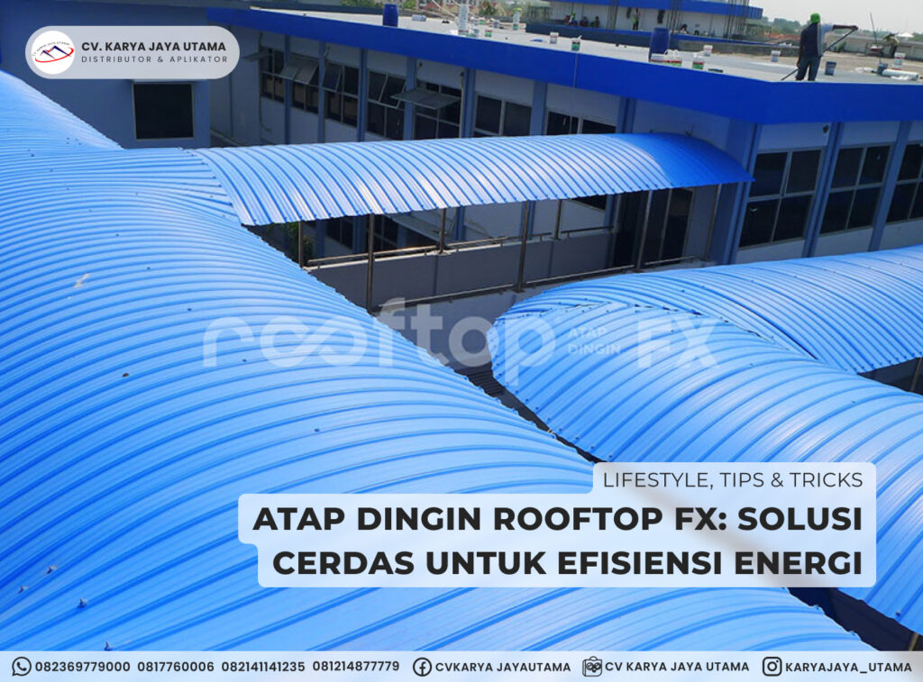 Atap uPVC Rooftop - Tahan Cuaca, Dingin, Tidak Bising